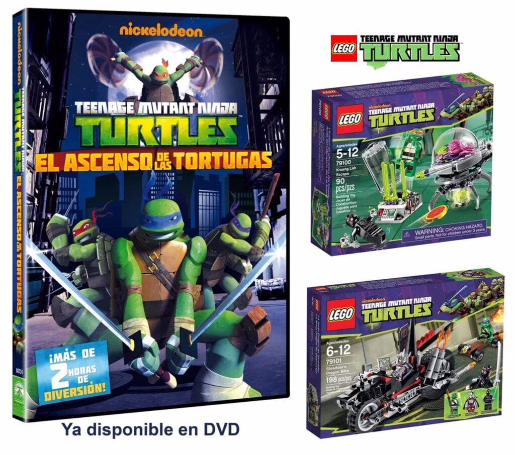 ¡Llévate Un LEGO® Teenage Mutant Turtles Con El Lanzamiento En DVD De ...